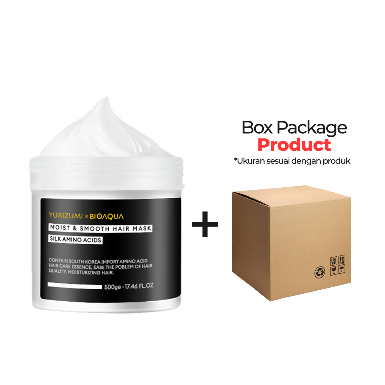 Yurizumi x Bioaqua Images Smooth & Moisten Hair Mask Keratin & Olive ...