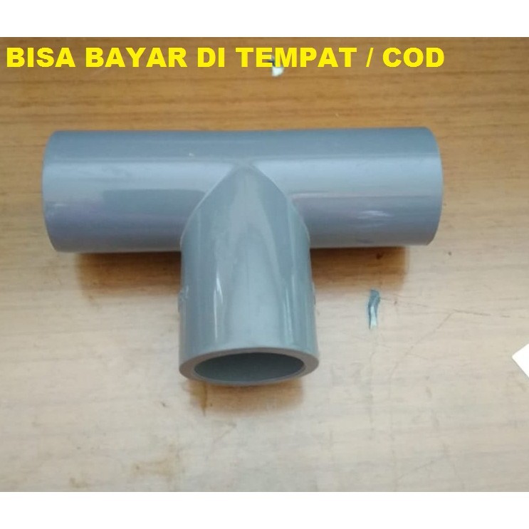 PIPA TEE 1/2" IN INCI INCH PVC SAMBUNGAN PIPA TEE POWER - PIPA ...