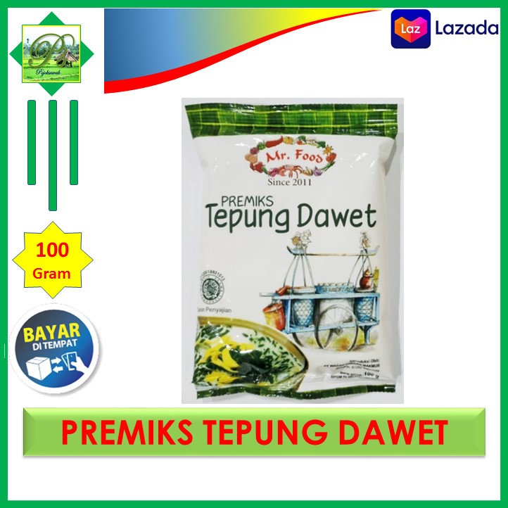 Tepung Dawet Tradisional Hijau Pandan Mr. Food 100gr | Lazada Indonesia
