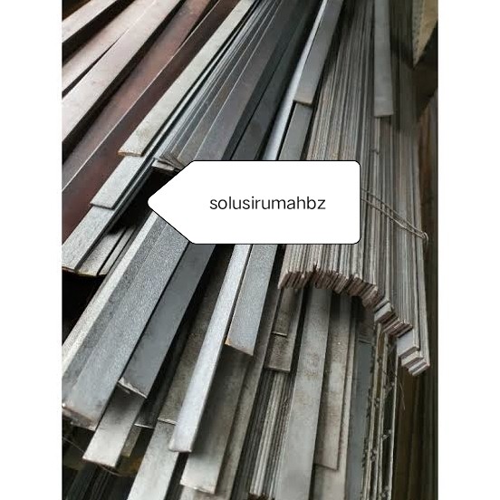 plat strip 25mm x 4mm per 10cm panjang besi strep 25 x 4 mm potongan ...