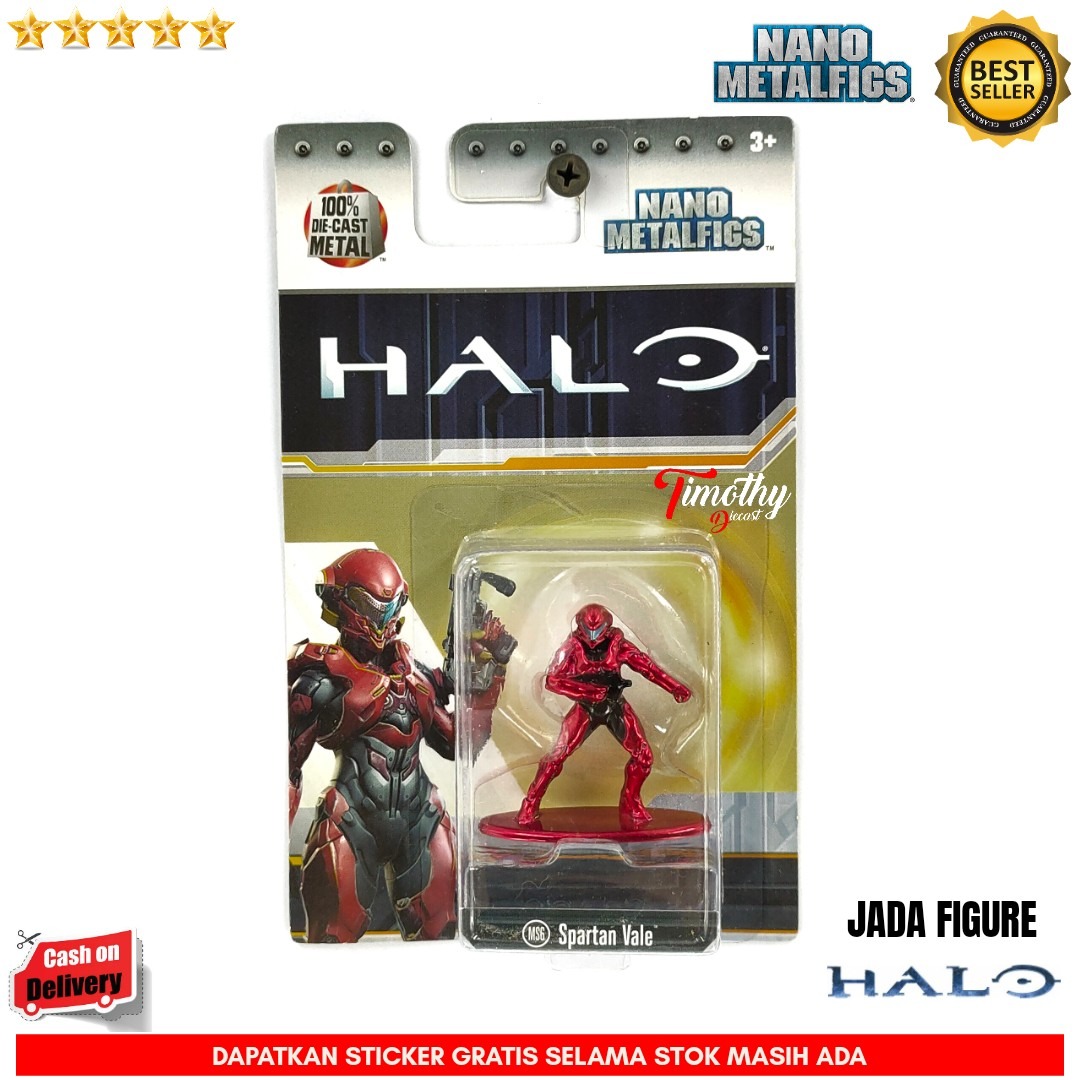 Nano Metalfigs Jada Figure Halo Spartan Vale Timothy Diecast | Lazada Indonesia