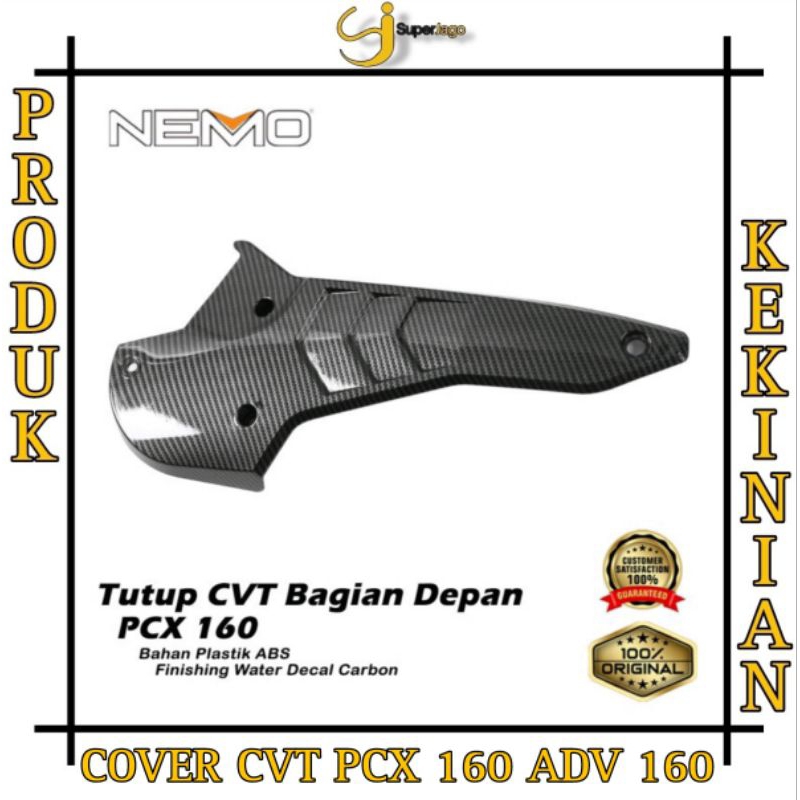 Cover Tutup Mika CVT PCX 160 ADV 160 Transparan MHR Racing Nemo Carbon ...