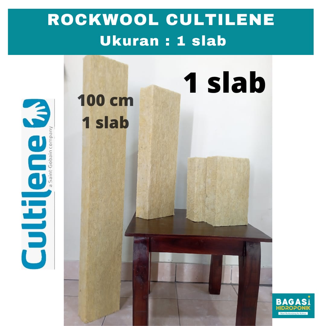 Rockwool Cultiline 1 slab 100 cm / media tanam hidroponik | Lazada Indonesia