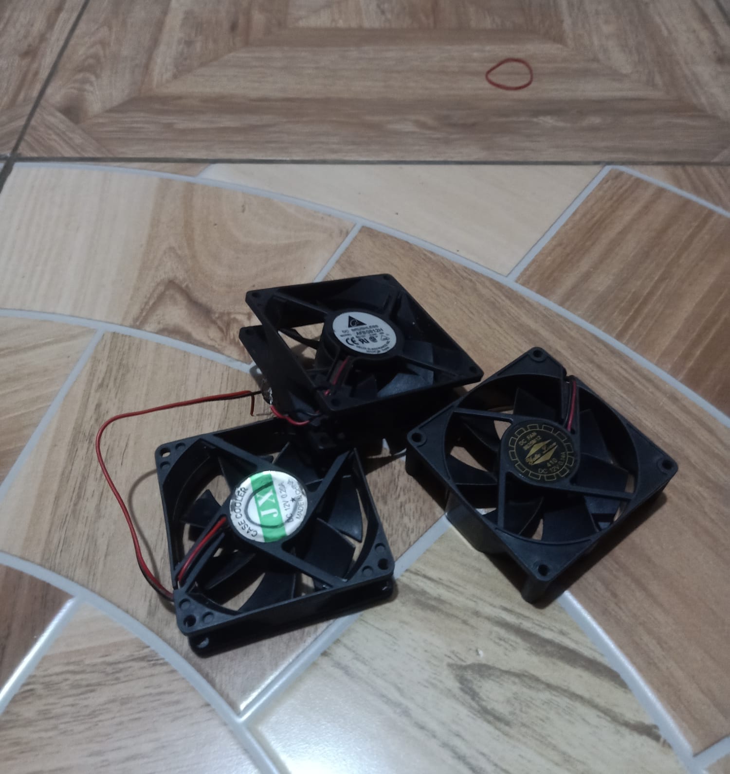 KIPAS FAN DC 12V 8 CM X 8 CM/COOLING FAN 2 KABEL,BEKAS FAN COPOTAN ...