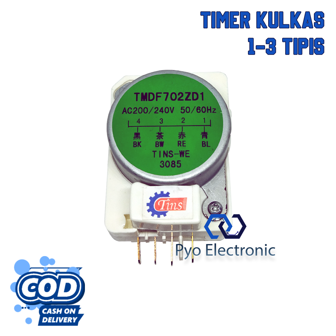 TIMER KULKAS 1-3 TIPIS TIMER KULKAS 2 PINTU POLYTRON DEFROST TIMER ...