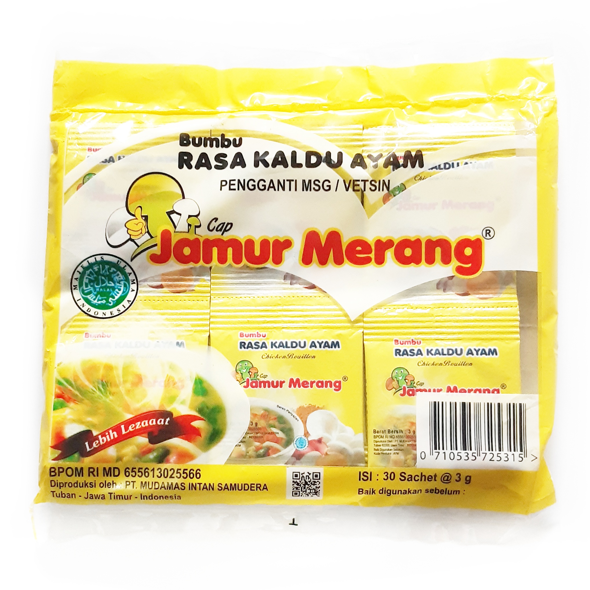 1 pack (30pcs) Kaldu Rasa AYAM Cap Jamur Merang 3gr | Lazada Indonesia