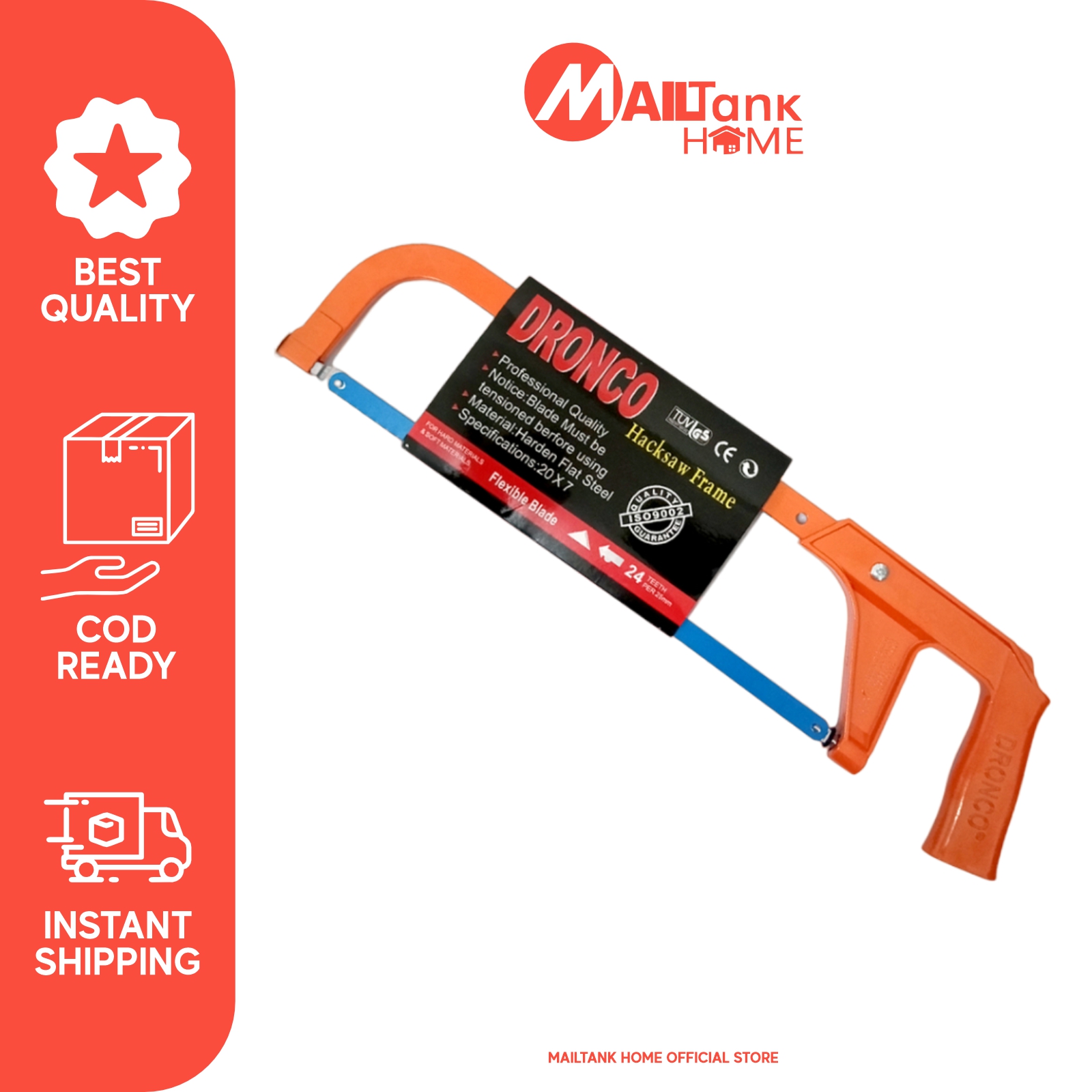 Mailtank Home HTI47 Gergaji Gagang Stang Graji Besi Fixed Paten Hacksaw ...