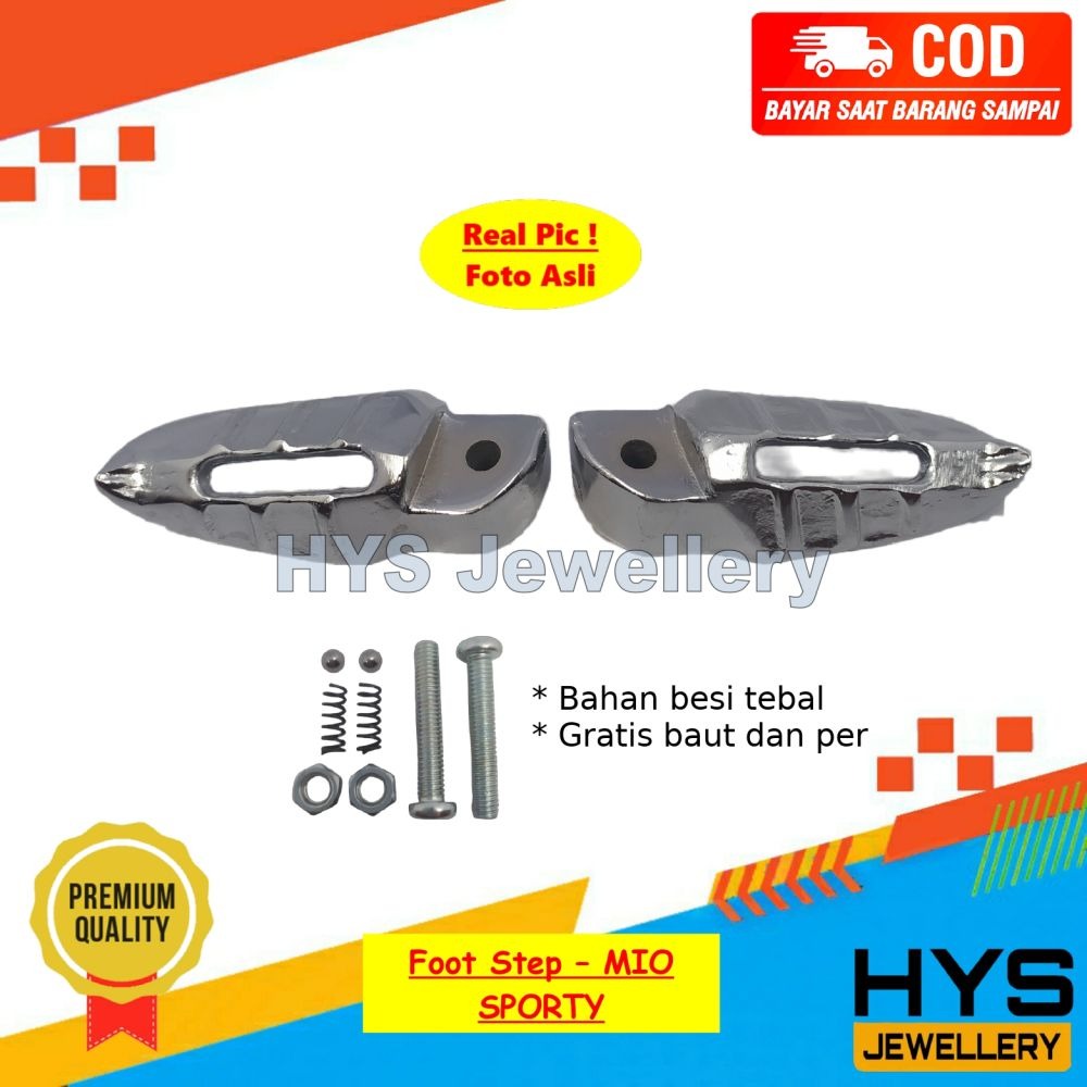 [COD] Footstep Belakang Mio Sporty / Smile - Foot Step Injakan Injekan ...