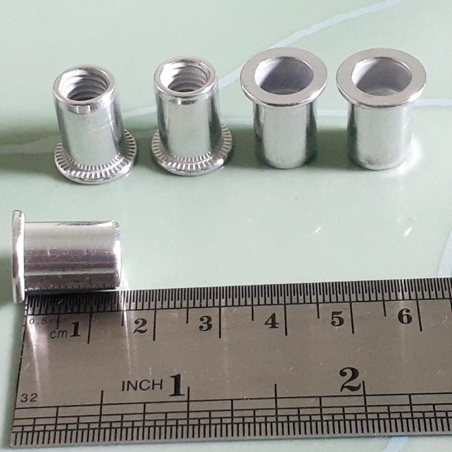 MUR RIVET M8 NUT RIVET M8 NUTSERT NUT INSERT BLIND KELING RIVET FLAT ...