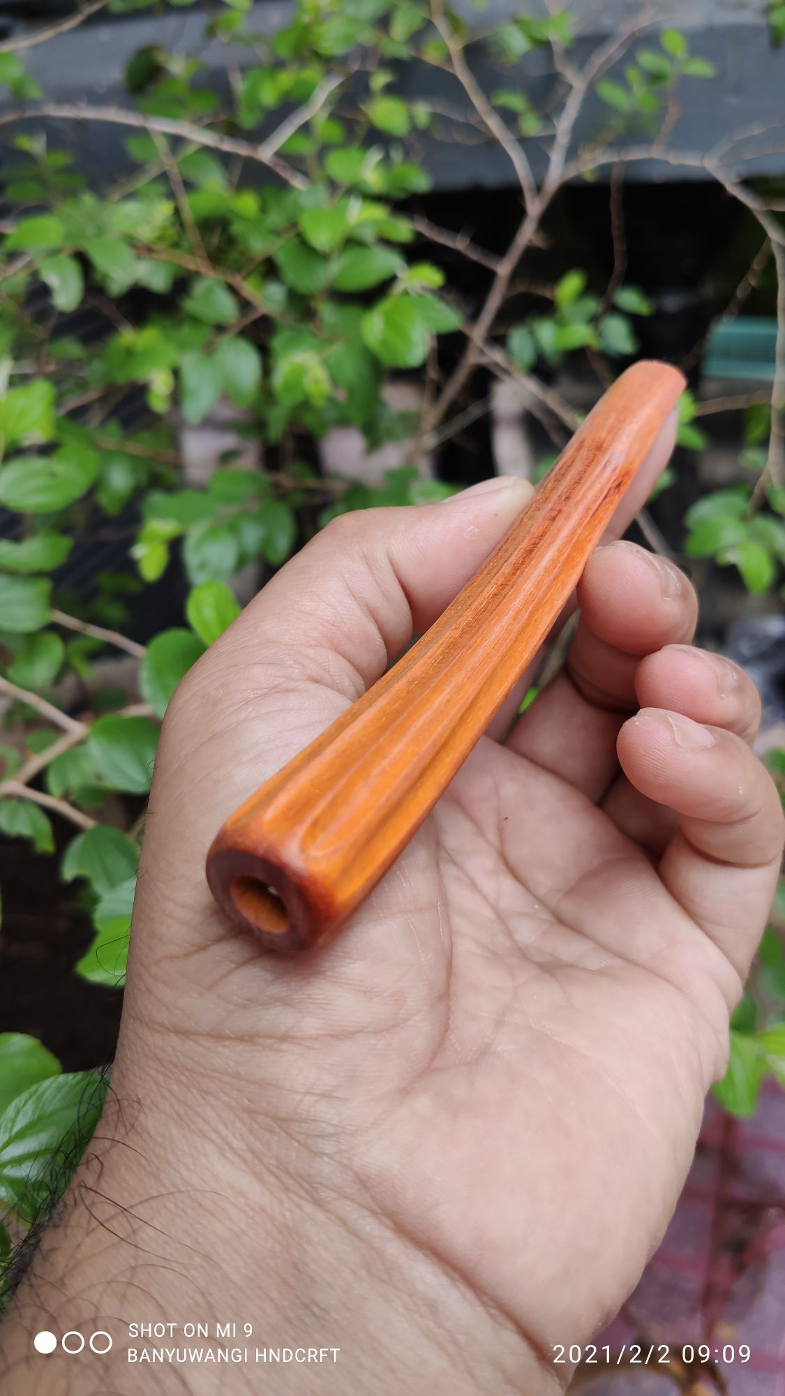 pipa rokok / once rokok / cangklong, kayu secang model blimbing ...