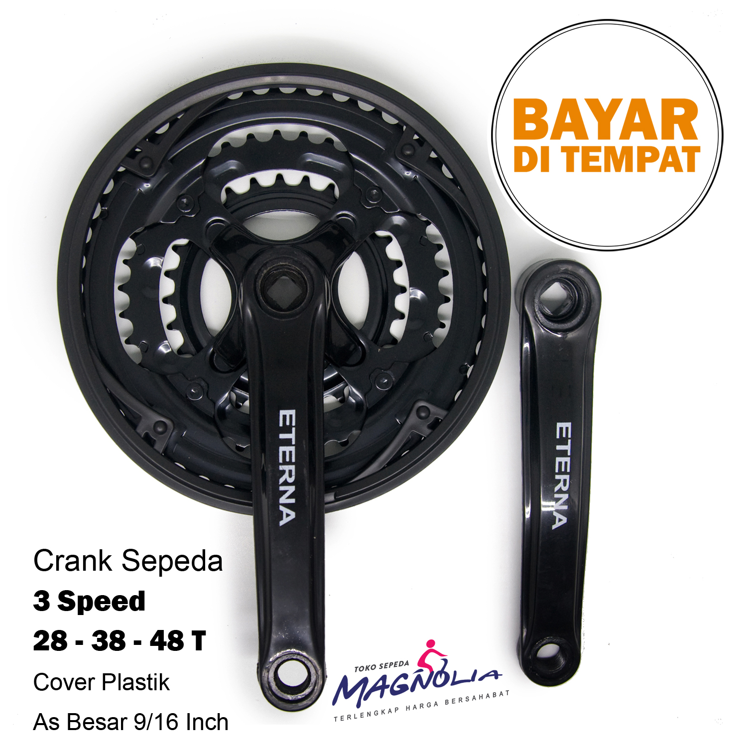 Crank Set Gir Sepeda MTB Gunung 3 Speed Eterna | Lazada Indonesia