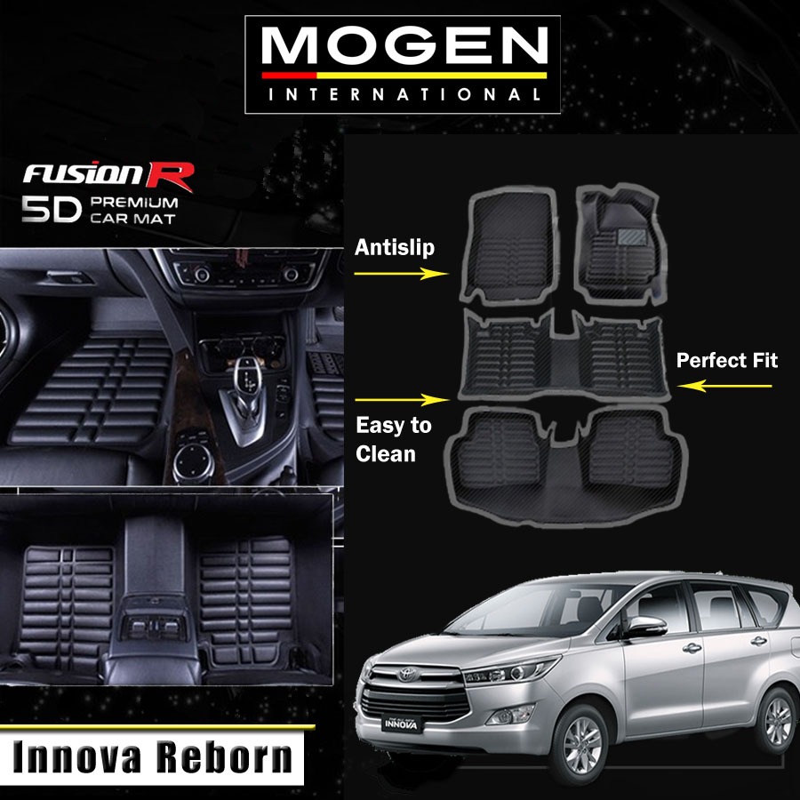 Fusion R Karpet Mobil 5D Innova Reborn / Premium Car Carpet Carbon ...