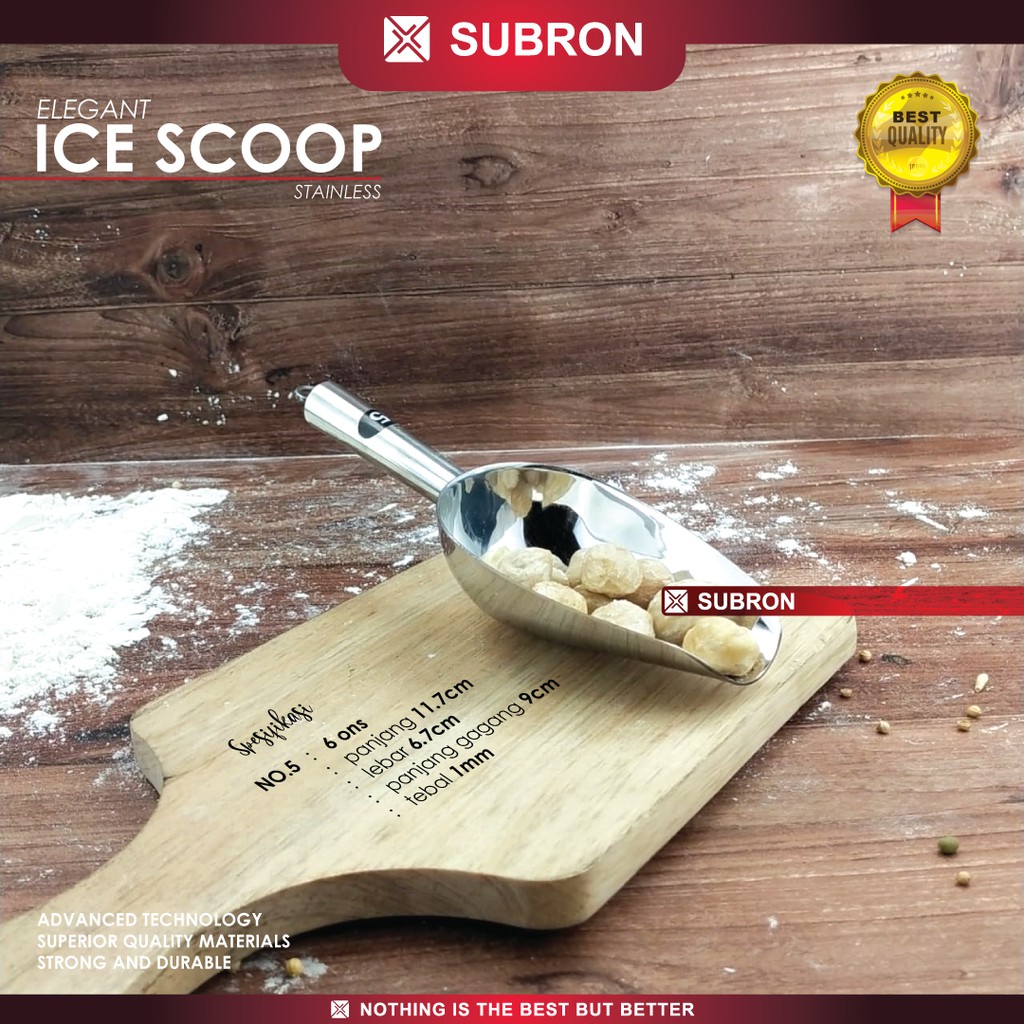 SUBRON Ice Scoop Sekop Es Sekop Tepung Ice Shovel Flour Sugar Scoop ...