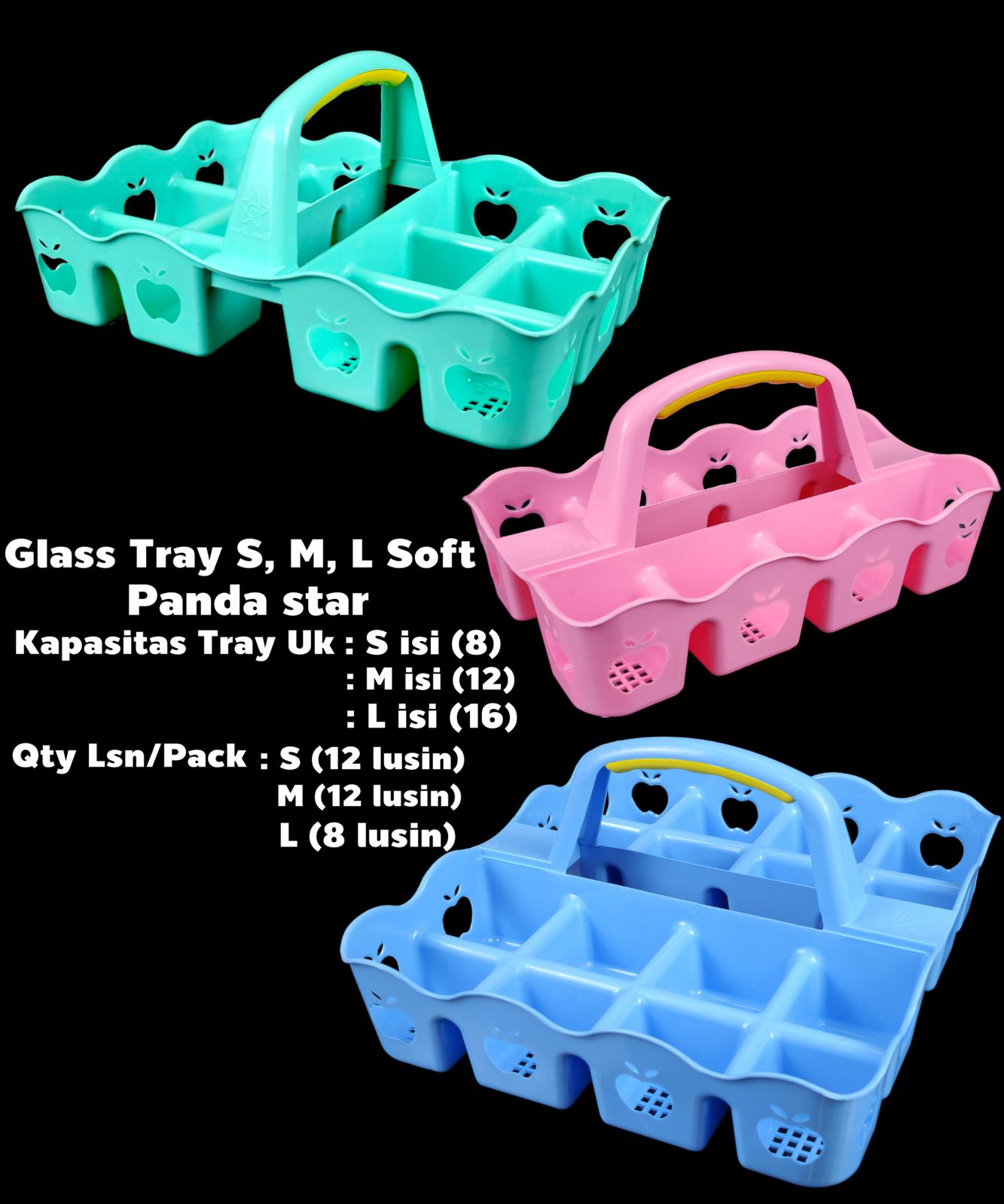 RAK AQUA 16/TEMPAT AQUA GELAS 16 PANDA STAR/T AQUA ISI 16 | Lazada ...