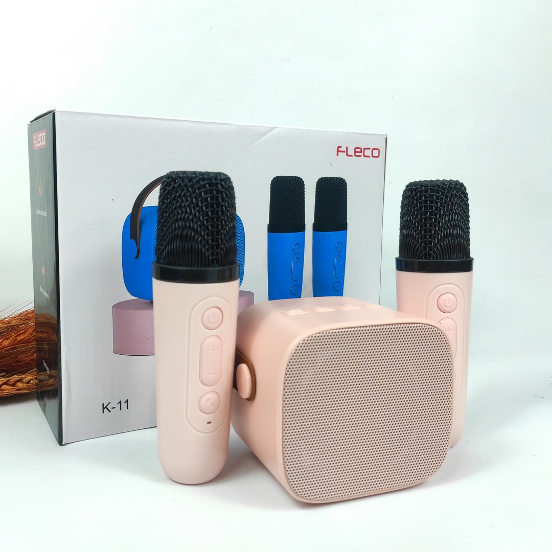 SPEAKER MINI FLECO K - 11 Bluetooth Free 2 MIC WIRELESS LED LIGHT ...