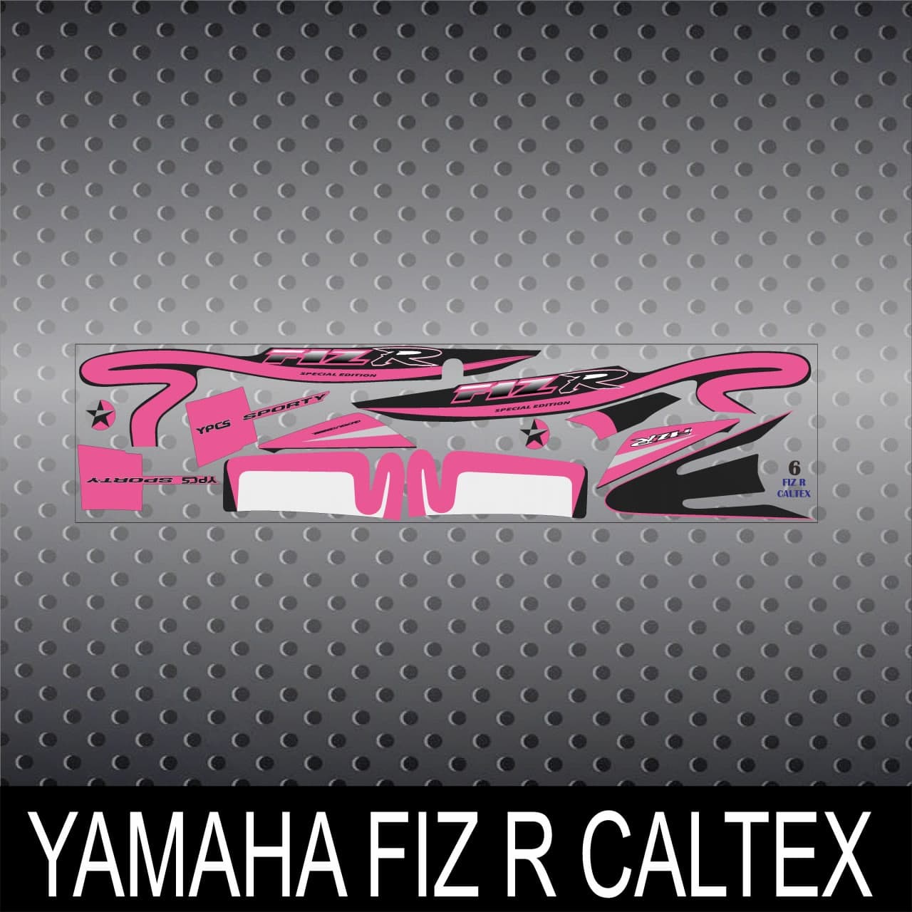 STICKER STRIPING YAMAHA FIZ R CALTEX | Lazada Indonesia