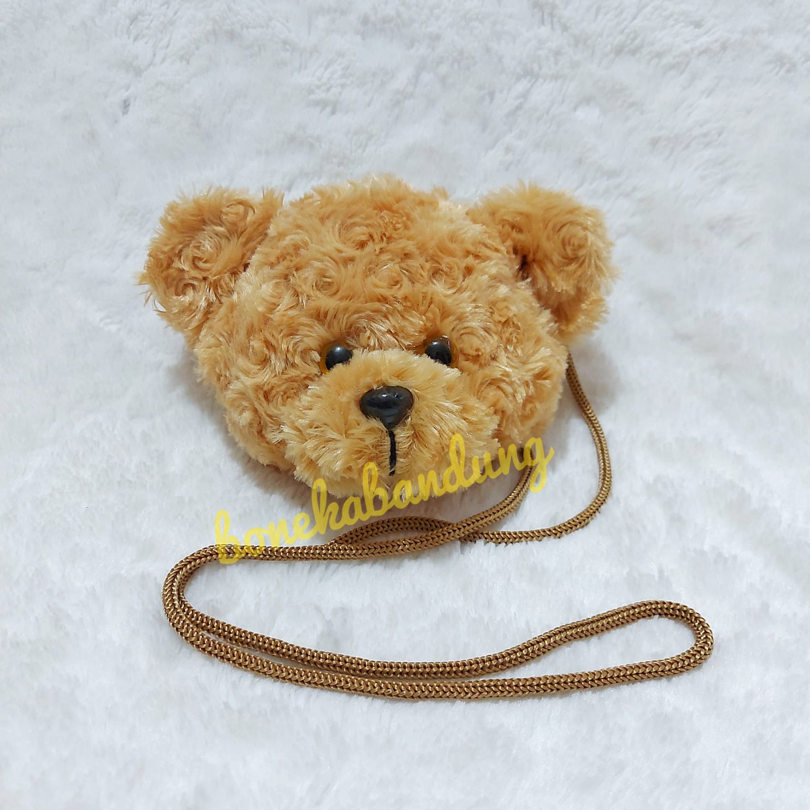 tas boneka teddy bear bentuk kepala Small - viral 2022 | Lazada Indonesia