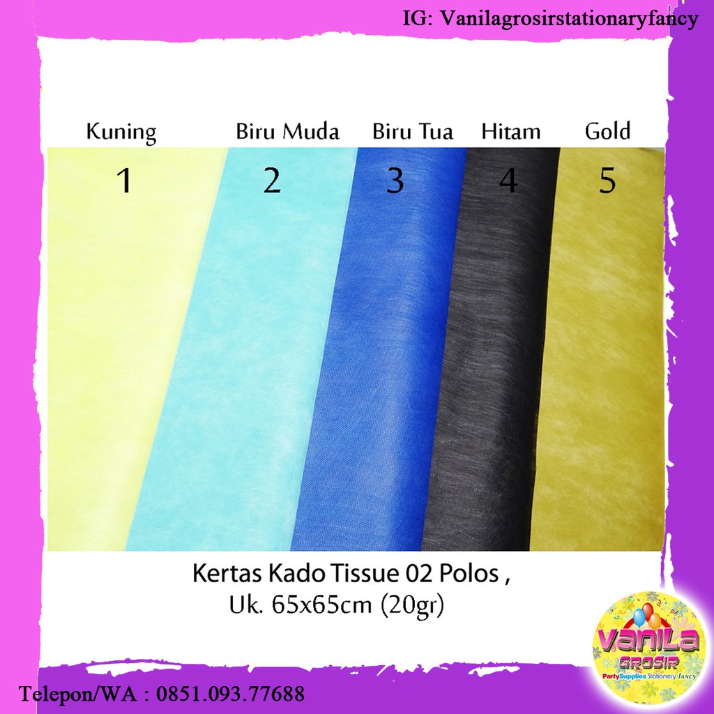 1lmbr kertas tissue bucket,kertas bucket bunga uk 65x65cm,wrapping ...