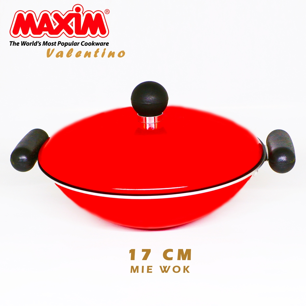 Maxim Mie Wok 17cm + Cover / Cetakan Kue Apem Selong - Anti Lengket ...