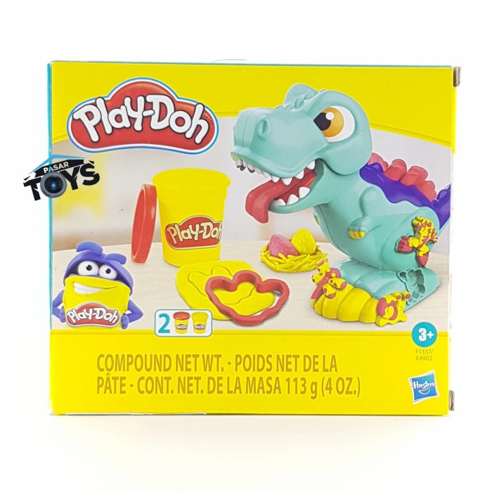 Play Doh Playdoh Mini T-Rex Trex Dinosaur Playset Dino Crew Chompin ...