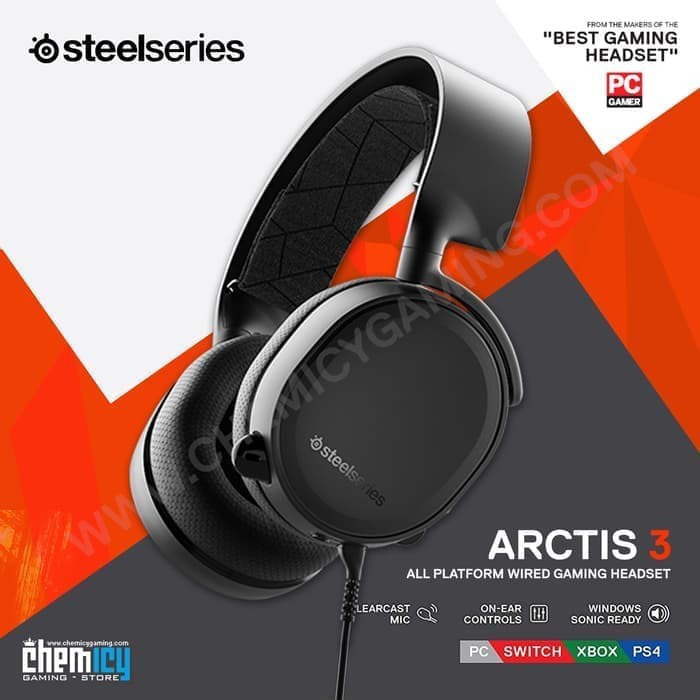Steelseries Arctis 3 Black with 7.1 Surround | Lazada Indonesia