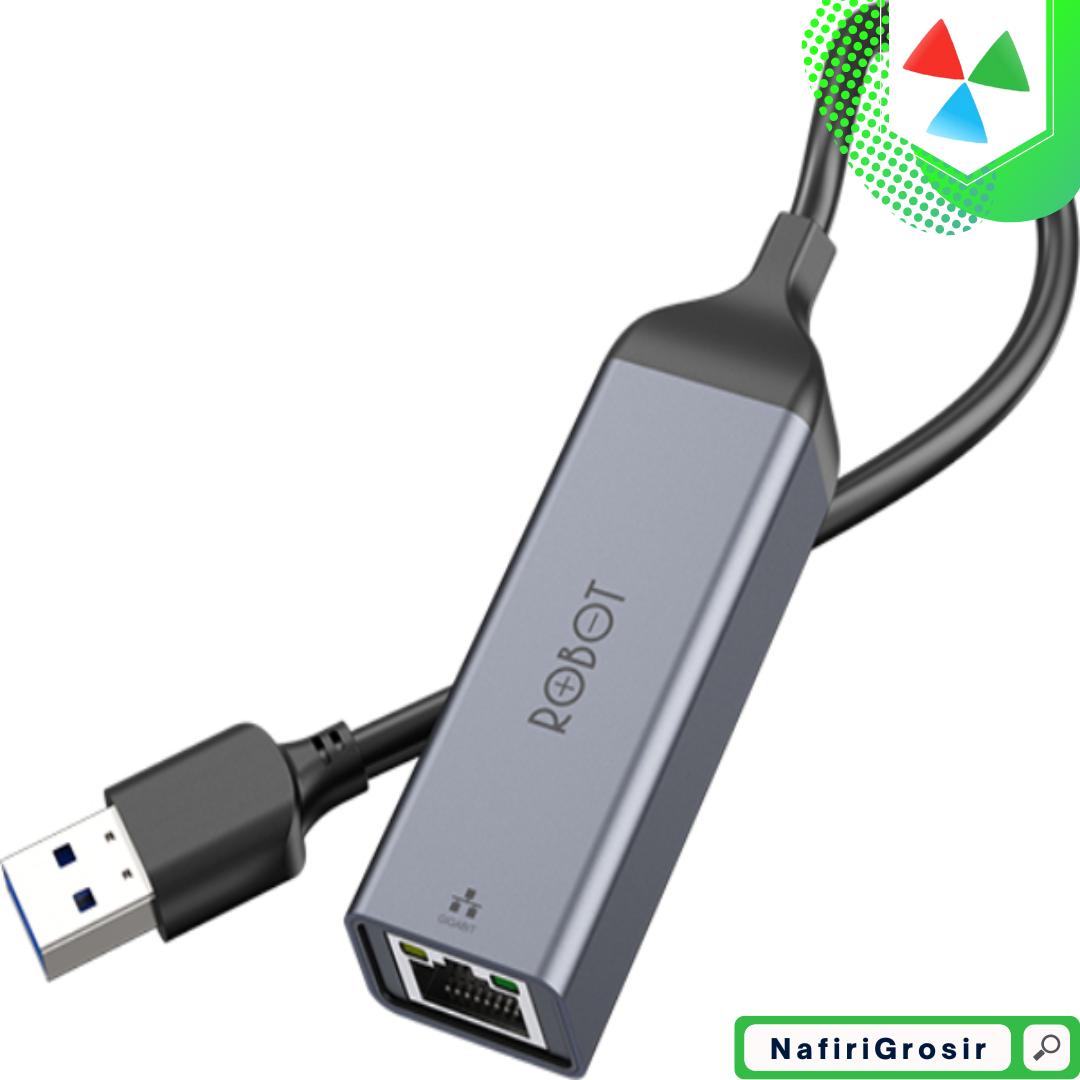 ROBOT EA20 ETHERNET ADAPTER USB 3.0 1000MBPS RJ45 LAN | Lazada Indonesia