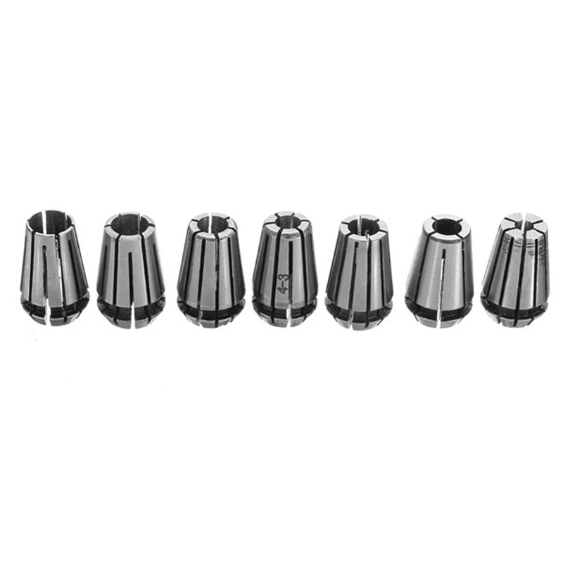7Pcs ER11 1-7mm Spring Collets with ER11A 5mm Motor Shaft Holder ...