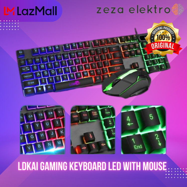 LDKai Gaming Keyboard LED With Mouse Keyboard Keyboard Laptop Keyboard ldkai-gaming-keyboard-led-with-mouse-keyboard-keyboard-laptop-keyboard