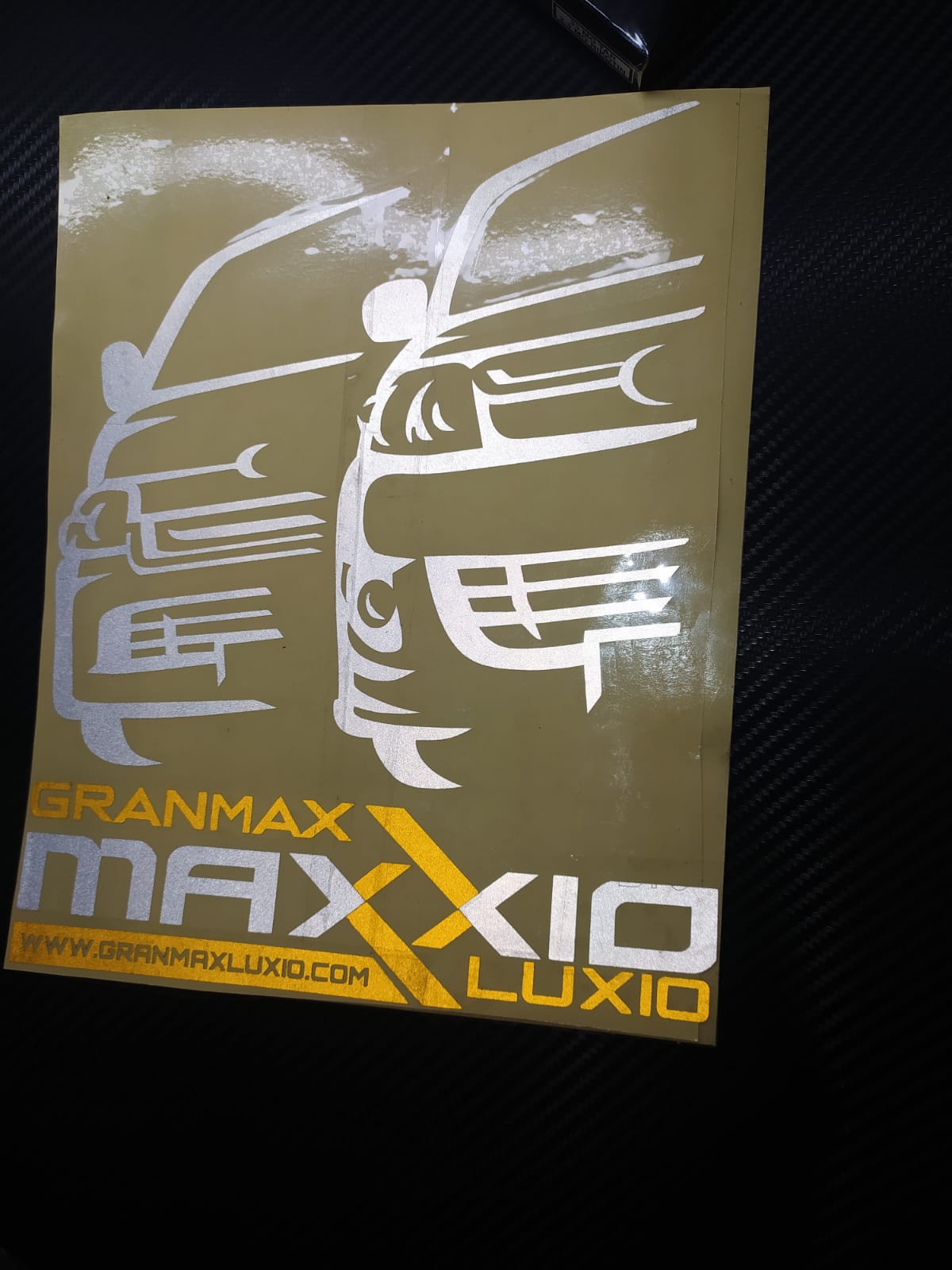 cutting sticker stiker maxxio granmax luxio | Lazada Indonesia