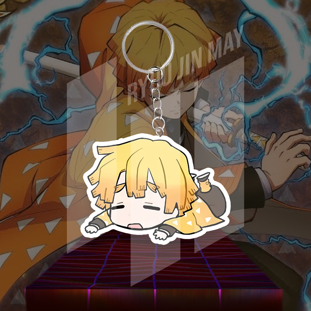 Gantungan Kunci / Keychain / Gantungan HP - Kimetsu No Yaiba - Zenitsu ...