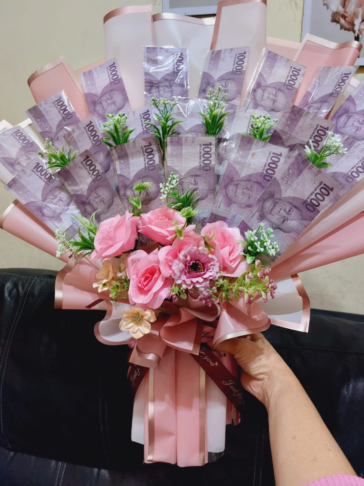 "eibi.id" | BUKET UANG CANTIK DAN MEWAH PINK | Lazada Indonesia