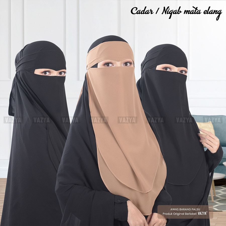 Niqab/Cadar Mata Elang/ Niqab Eagle Eyes 2 layer | Lazada Indonesia