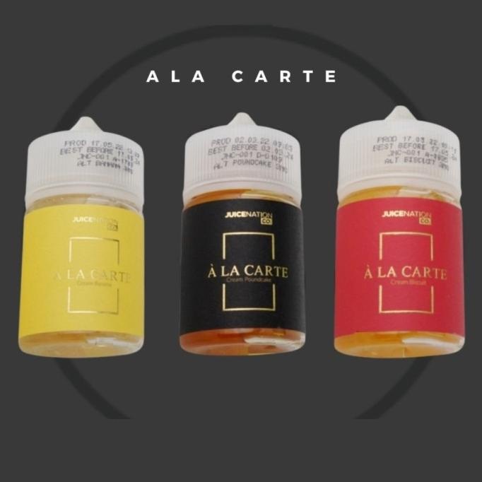 BOTOL 60ml Likuit A La Carte Cream Biskuit - Likuid Alacarte 60 ml ala ...