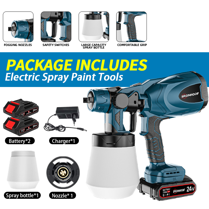 Pistol Semprotan Cat Listrik Tanpa Kabel Electric Spray Gun ELECTRIC ...