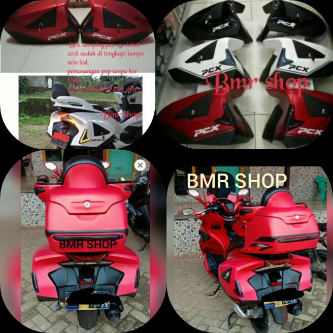 side box motor honda pcx , box samping custom honda pcx , side box pcx ...