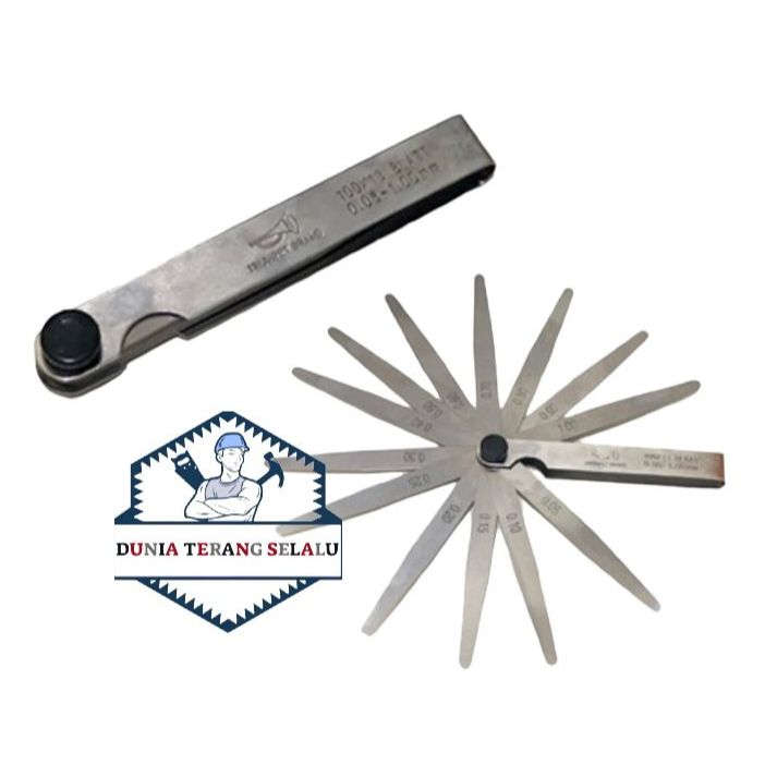 TRUMPET BRAND - Feeler Gauge Alat Pengukur Celah Lubang Set Lengkap ...