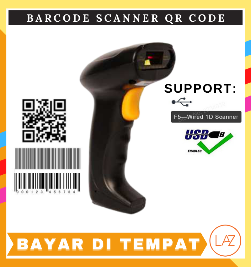 BERGARANSI - COD BARCODE SCANNER WIRELESS - YK-W910 Barcode Scanner ...