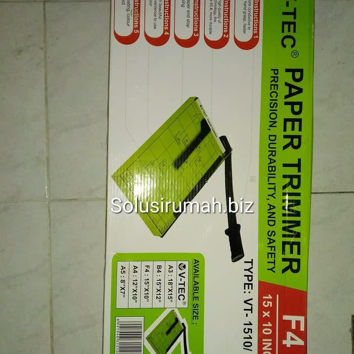 Alat Potong Kertas Fotocopy F4 Paper Cutter V Tec Pemotong Vtec