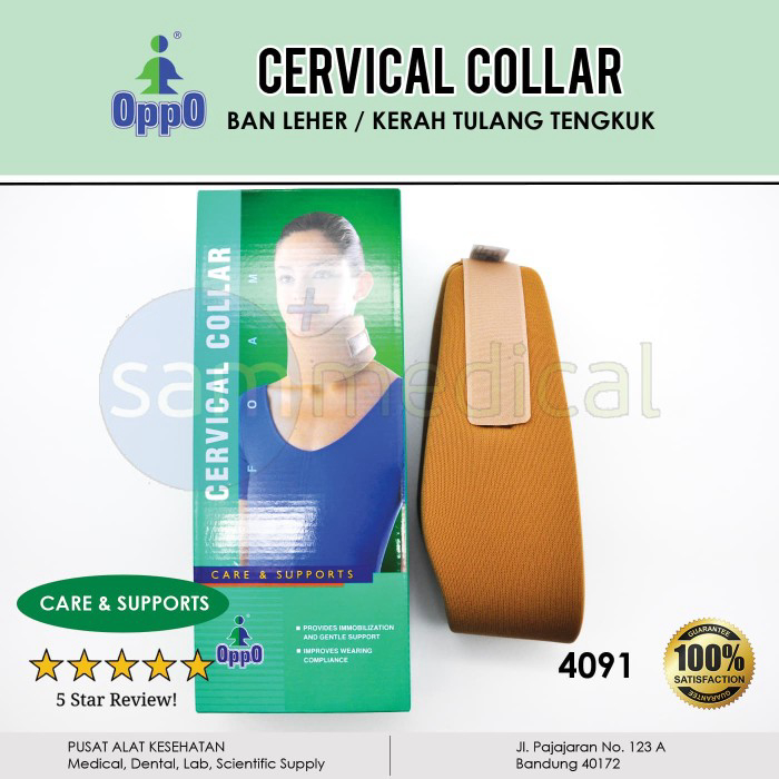 Oppo 4091 Cervical Collar Firm Density atau Penyangga Leher Soft ...