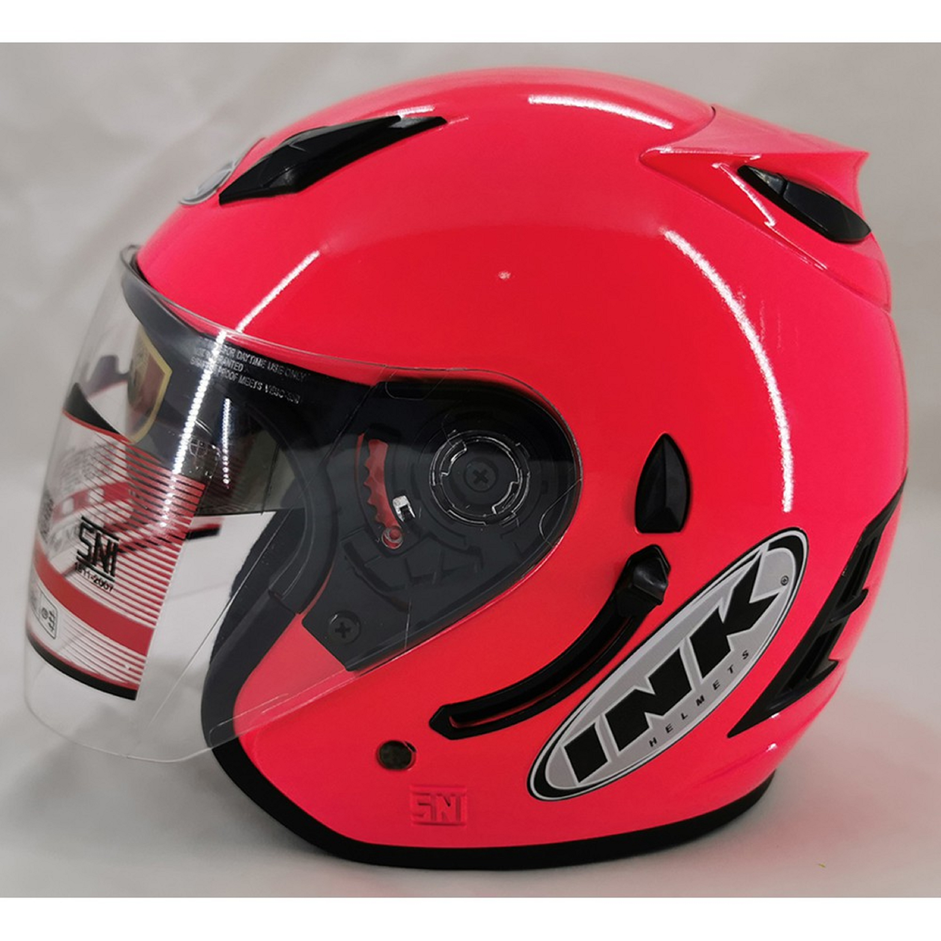 HELM INK CENTRO DOUBLE VISOR MERK FNK EMBOOS SNI PAKING CEPAT | Lazada ...
