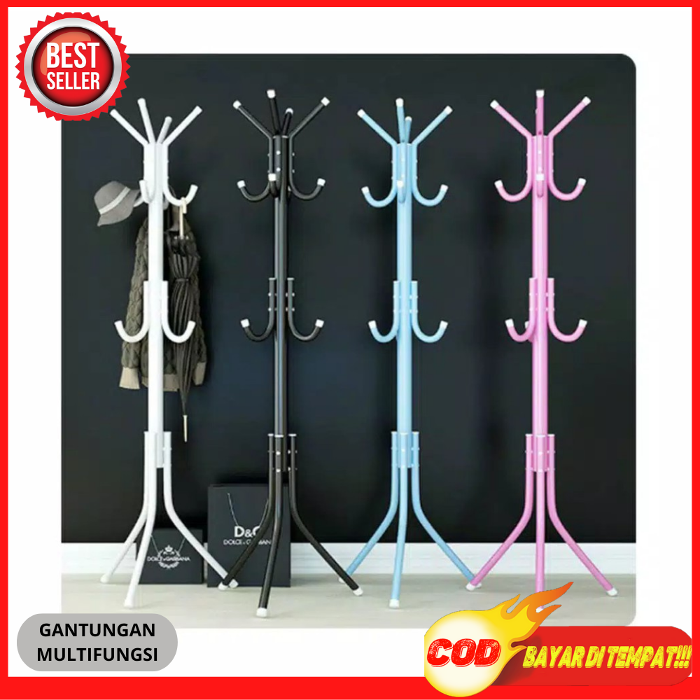 TURUN HARGA!! MURAHH!!! Gantungan Baju Stand Hanger Berdiri Gantungan ...