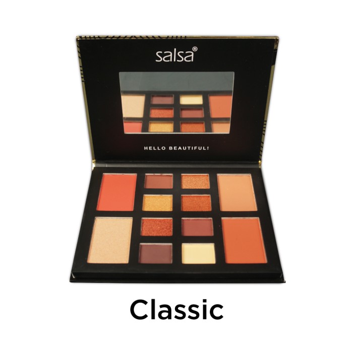 SALSA Rhapsody Face Palette Eyeshadow Contour Highlighter Blush On ...