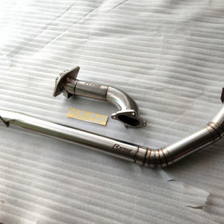 Downpipe + Frontpipe Innova / Fortuner diesel 2KD. R Speed. | Lazada Indonesia