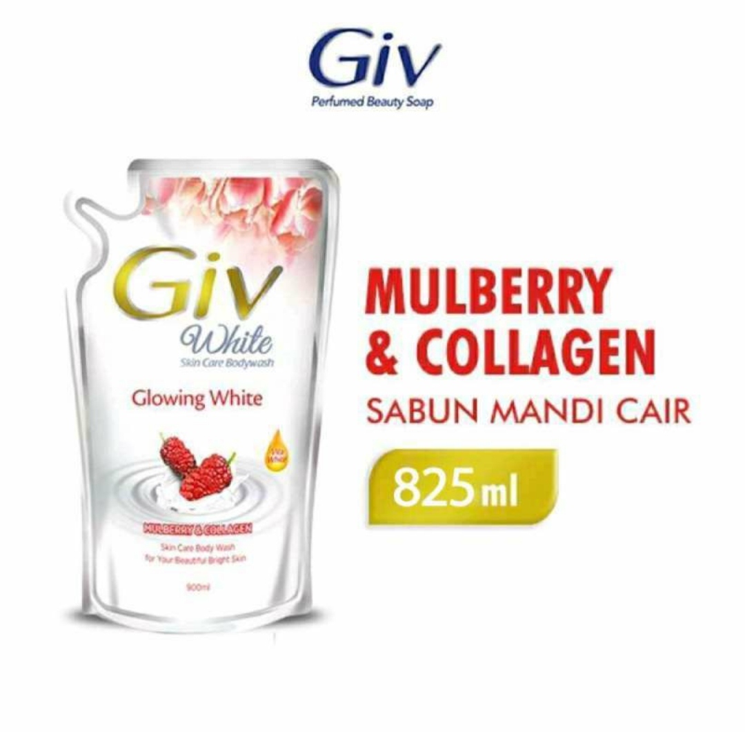 GIV Body Wash Refill 825 ml All-Variant Mulberry & Collagen - Passion ...