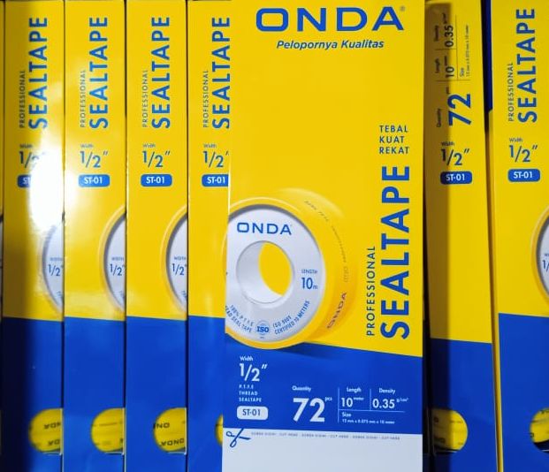 Seal Tape Onda 1 Box Isi Berapa at Amy Palmer blog