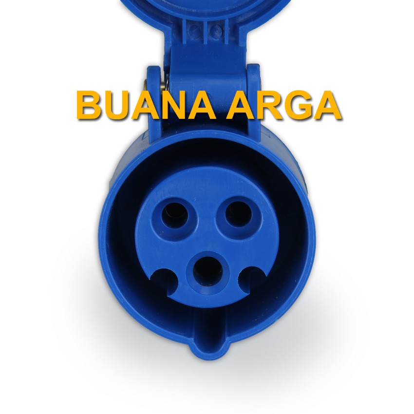 INDUSTRIAL MOBILE SOCKET CEE 233 63A FORT CEE233 IP44 Pole Kaki 3 Pin ...