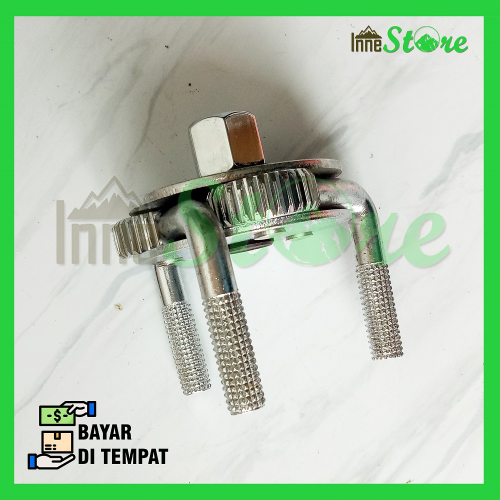 Kunci Pembuka Filter Oli Universal Ukuran Besar 65-110 mm | Lazada ...