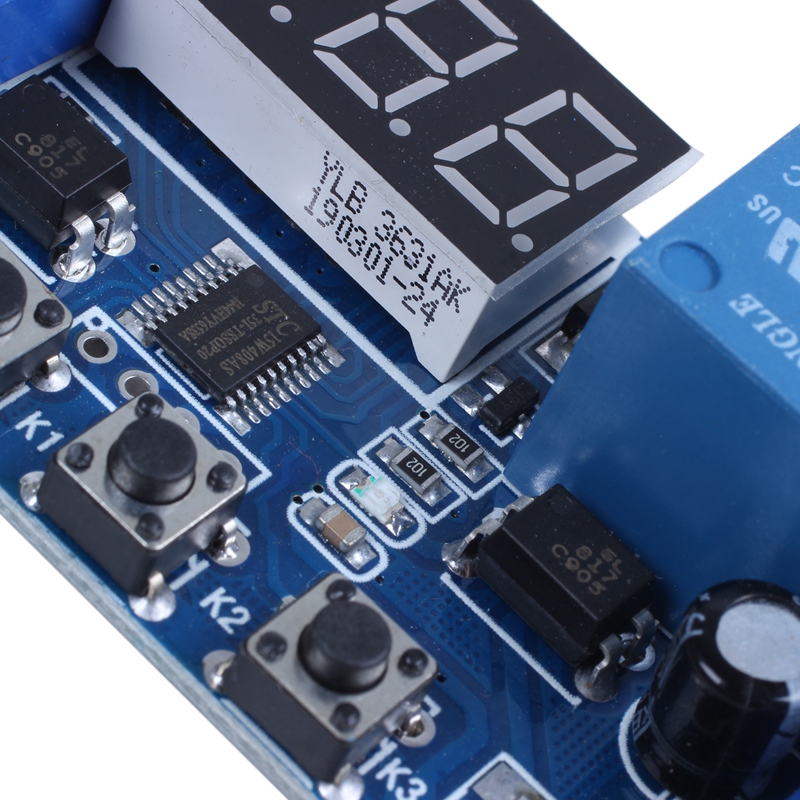 Automation DC 12V LED Display Digital Delay Timer Control Switch Relay Module - EUGH MALL - ThaiPick