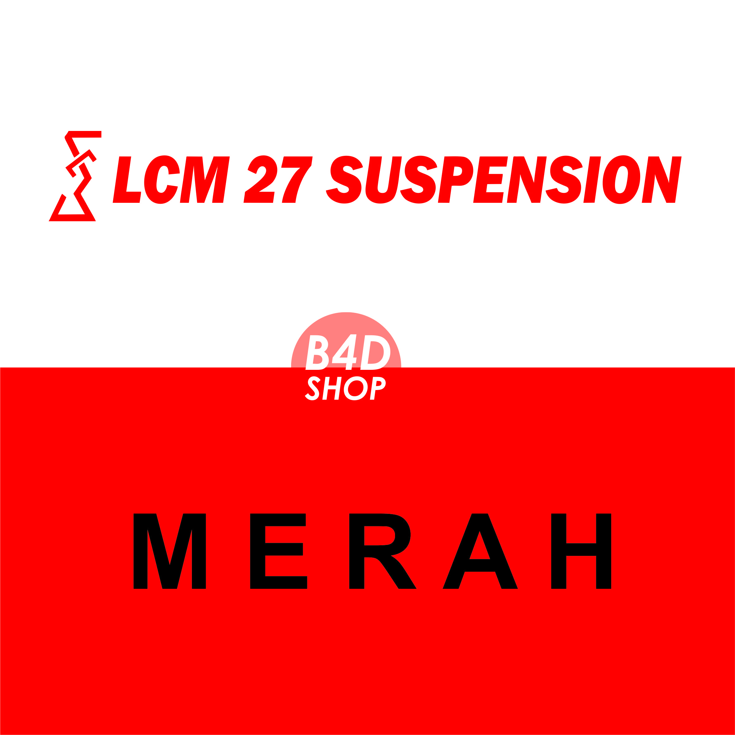 Stiker Motor Keren LCM Suspension Cutting Aksesoris shock Depan Sepeda Motor Variasi Termurah ...