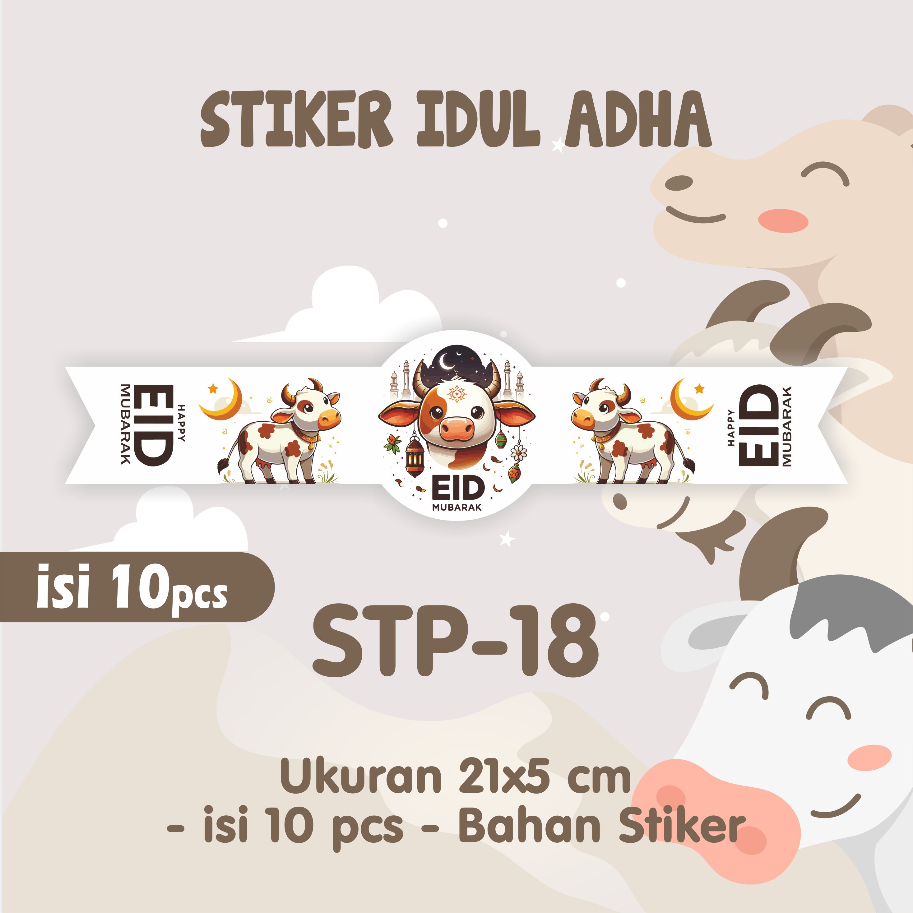 Sticker Toples Lebaran aesthetic- stiker toples - Stiker toples Idul ...